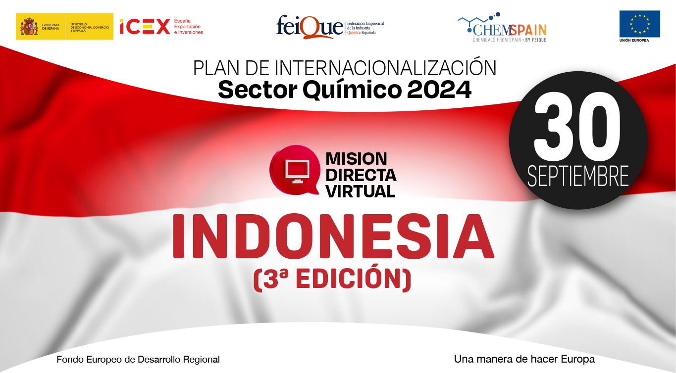 Misión comercial directa virtual a Indonesia - Sector productos químicos - 3ª Edición - Chemspain